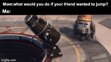 Image tagged in gifs,star wars,star wars rebels,chopper,droids - Imgflip