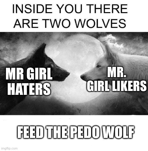 Inside you there are two wolves - Imgflip