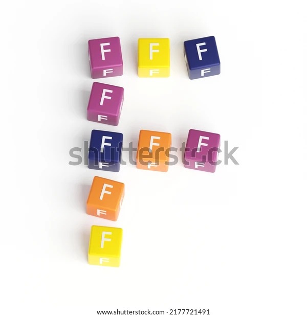 F blocks in the shape of an F Blank Template - Imgflip