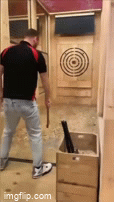 When Maybe Ax Throwing Isn't For You - Imgflip
