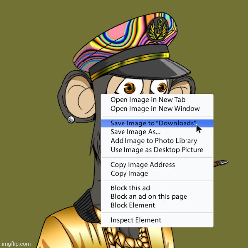 Just nabbed a right click nft(feel free to take) - Imgflip