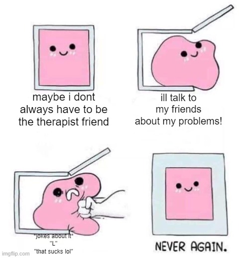 Never again - Imgflip