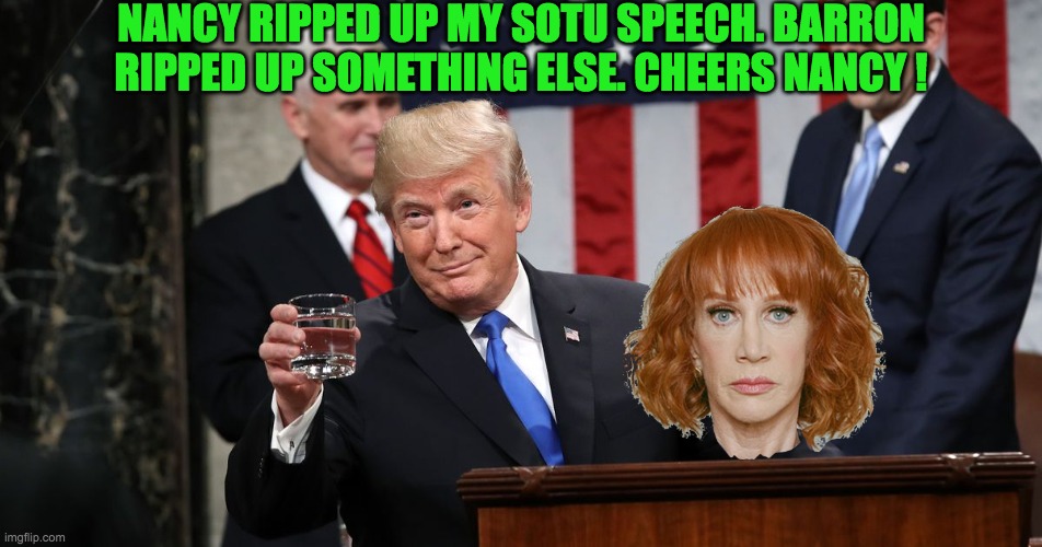 Barron gets even for his dad - Imgflip