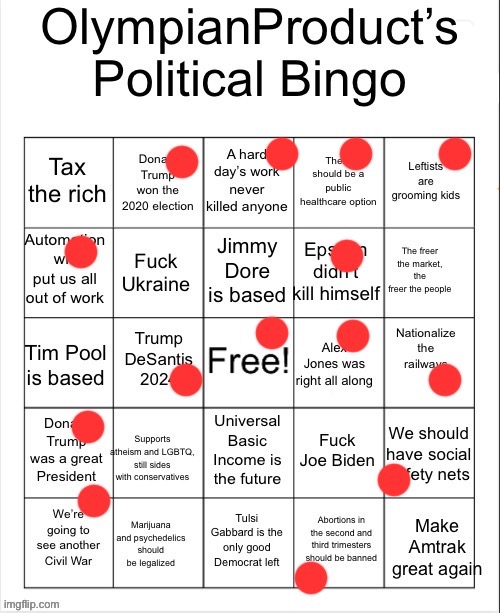 Manchin is also a good Democrat. And abortions should be banned at every point when the mother’s ...