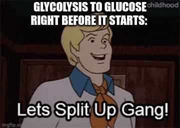 Glycolysis Memes One Day We Will Stop Learning Glycolysis" Greeting