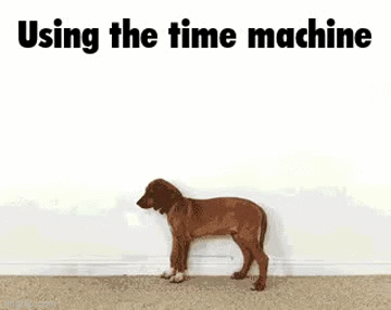 Using the time machine be like - Imgflip