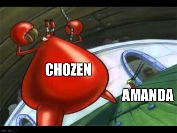 Chozen in front of Amanda - Imgflip