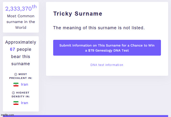 KID NAMED TRICKY - Imgflip