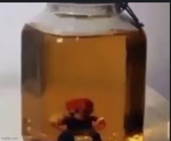hell nah who put mario in the jarate??? - Imgflip