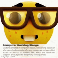 school handbook is a nerd - Imgflip