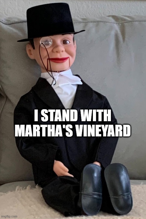 Mike Stands With Martha's Vineyard - Imgflip