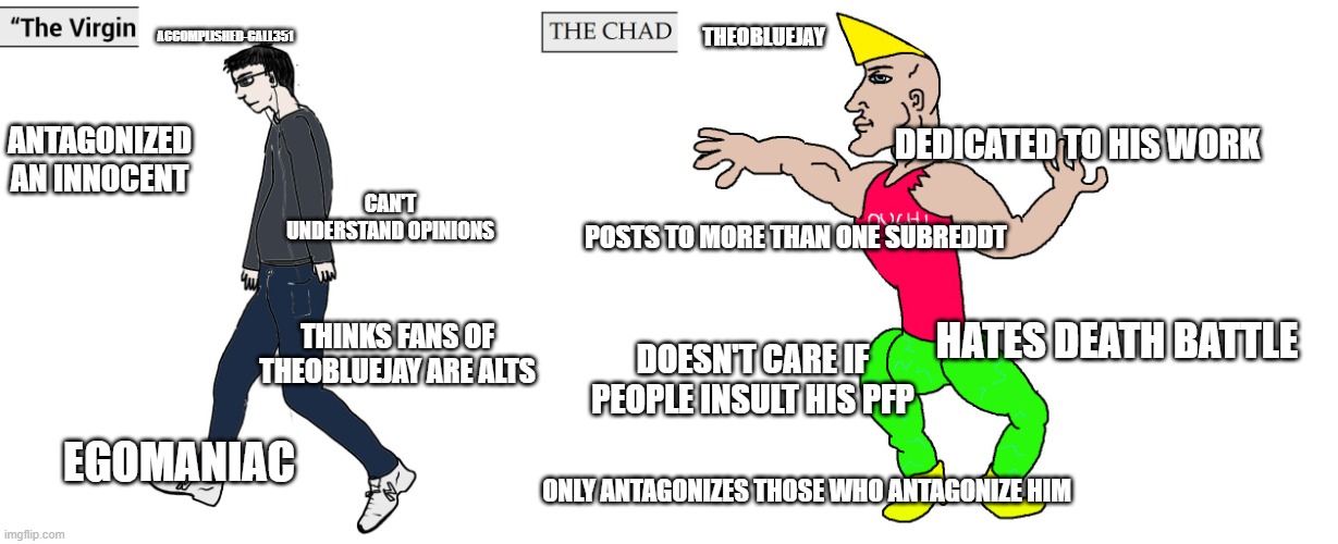 Virgin and Chad - Imgflip