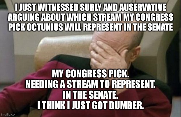 It literally said he’s a Congressman not a senator in the title of the ...
