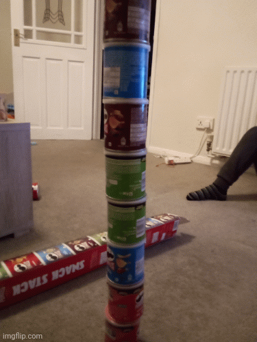 mini pringles tower - Imgflip