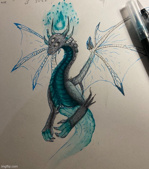 I Was Making Something While Sitting At A Coffee Place With My Mom On 
