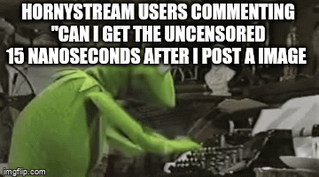 Kermit frantically typing - Imgflip