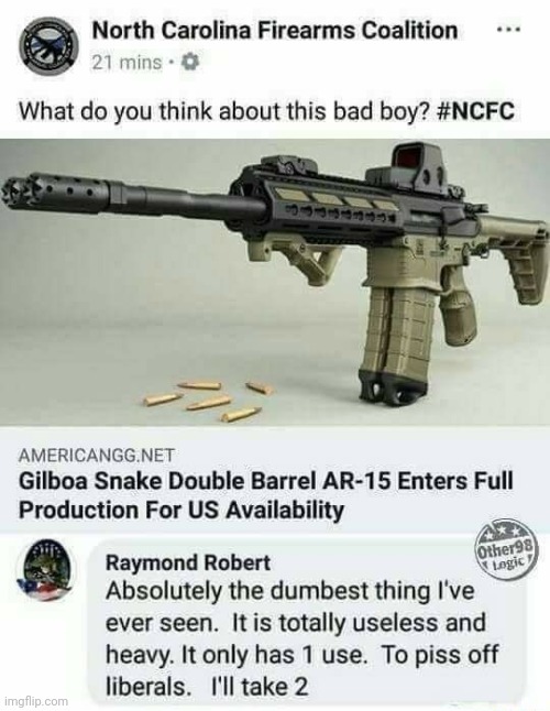 Double Barrel AR-15 - Imgflip