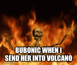 skeleton burning - Imgflip