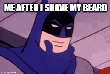 stroke the non-existing beard - Imgflip