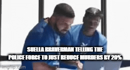Suella Braverman telling the police - Imgflip