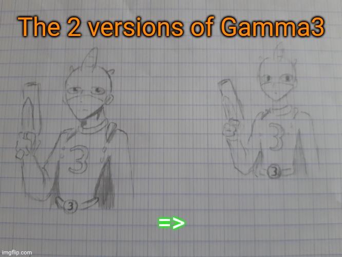 Gamma 3 (2 versions) - Imgflip