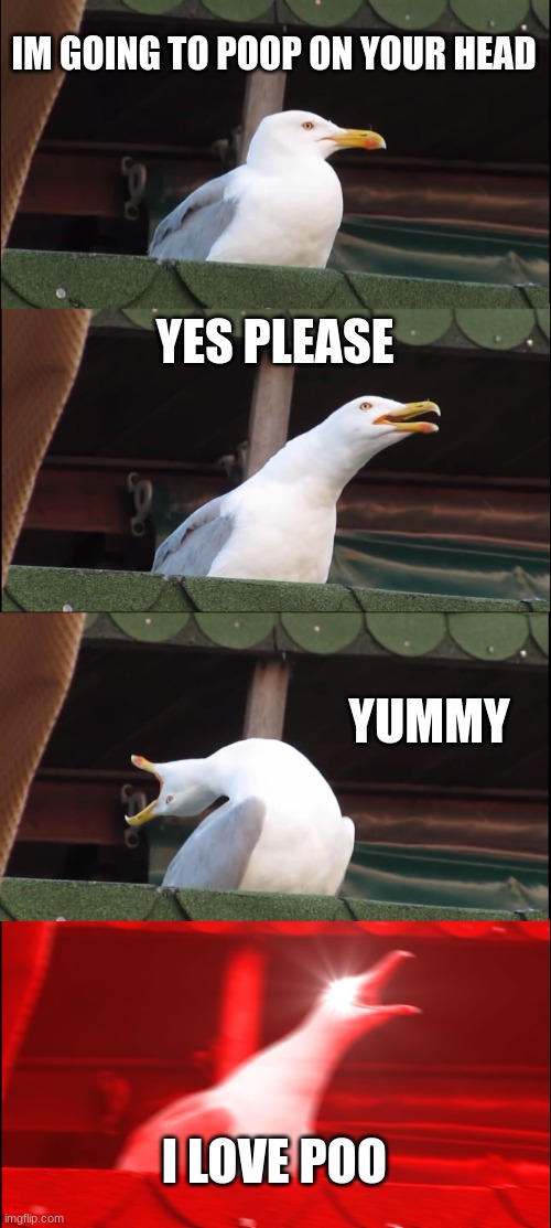 Inhaling Seagull Meme - Imgflip