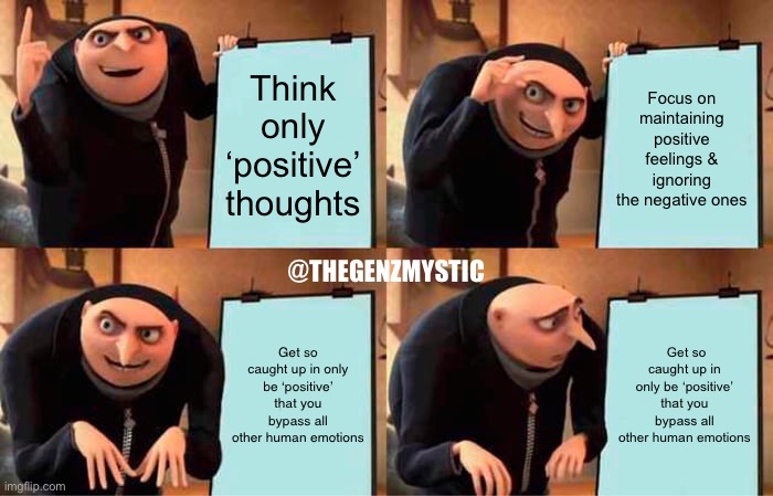 Positive vibes only - Imgflip