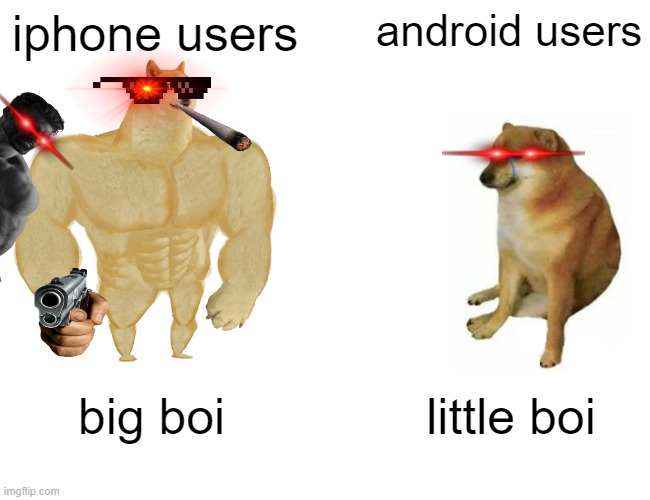 Buff Doge vs. Cheems Meme - Imgflip