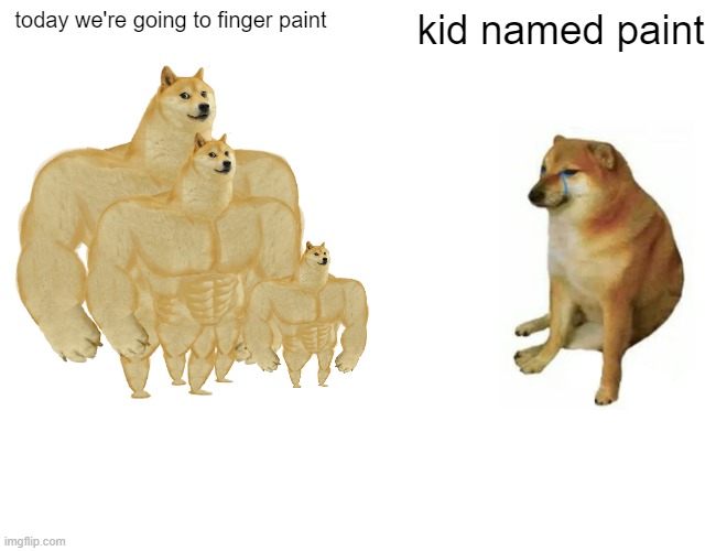 Buff Doge vs. Cheems Meme - Imgflip