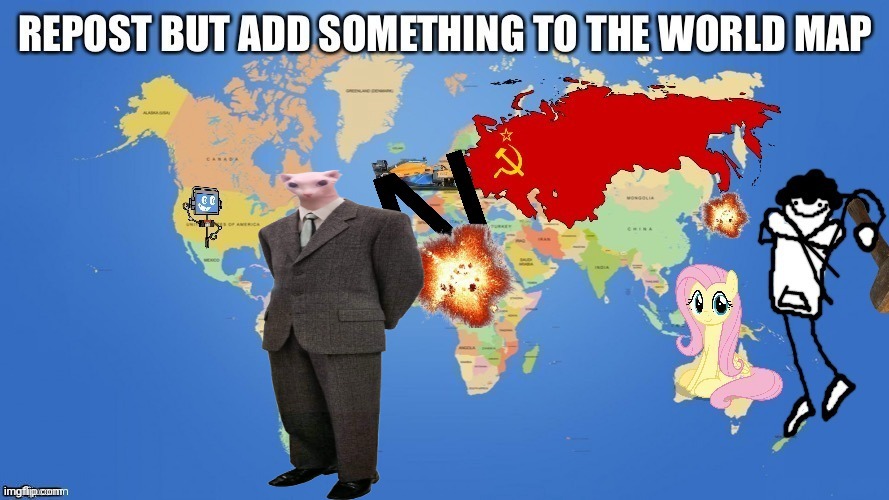 Bingus takes over South America and half of north america - Imgflip