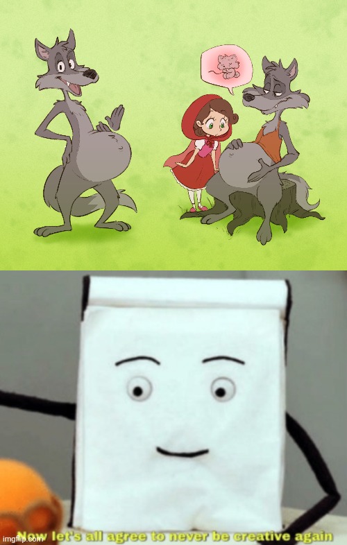 Image tagged in let's agree to never be creative again - Imgflip