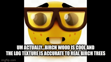 Why y’all hatin’ on birch? - Imgflip