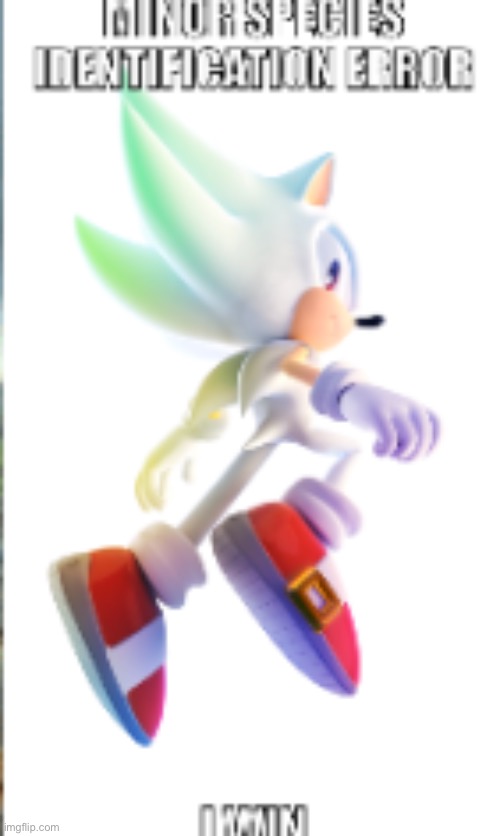 Minor Species Identification error, I win. - Imgflip