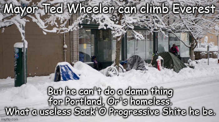 Ted Wheeler, the useless mayor of Portland, OR - Imgflip