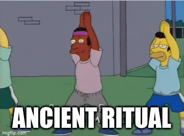 homer trys to recreate a ritual - Imgflip