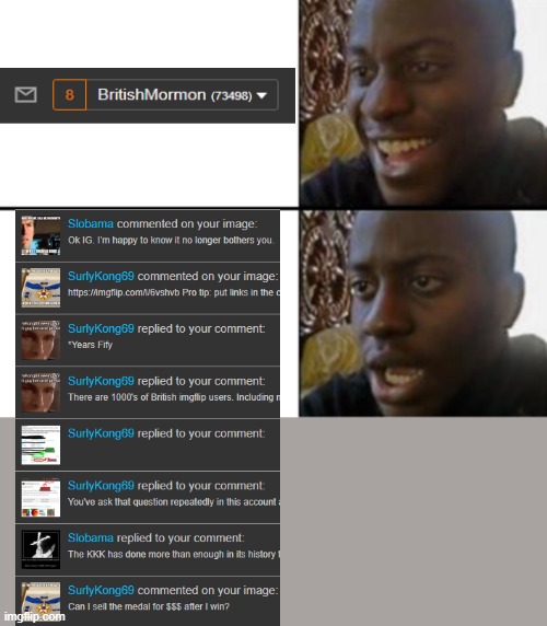 You know it's bad news when you get 8 notifications in a row from the 2 ...