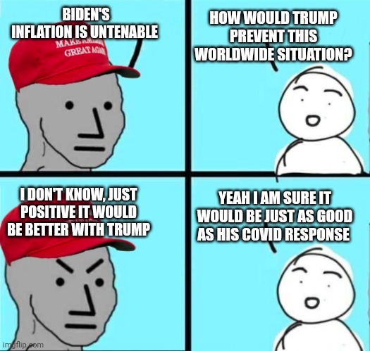 He would downplay it and call it fake news and a witch hunt - Imgflip