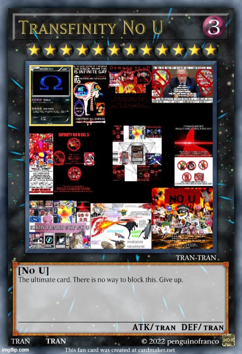 Transfinity No U - Imgflip