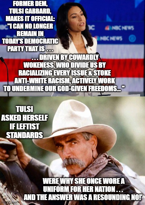 Way to go Tulsi! - Imgflip