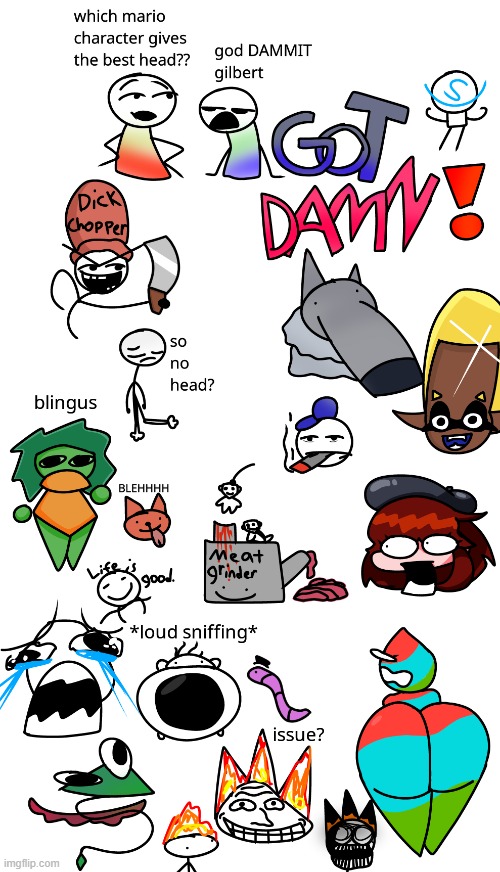 random drawin no context numbla twelve - Imgflip