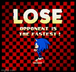 Sonic Pocket Adventure Lose Screen - Imgflip