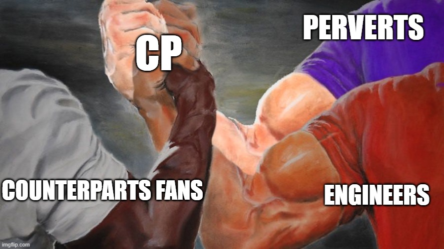 Three arm handshake - Imgflip