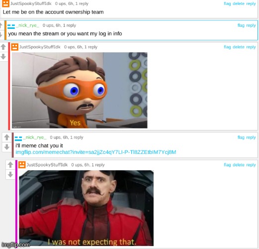 you know you're bored when you start posting Comment section convos for ...