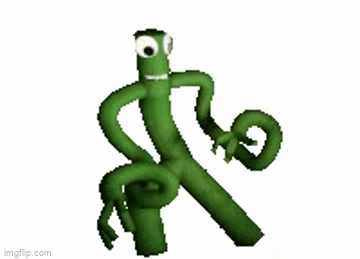 Green rainbow friend - Imgflip