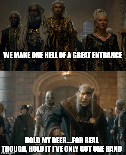 King Viserys Targaryen, First of his Name, King of the Andals, the ...