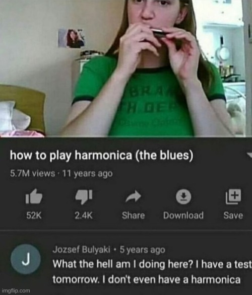 Image tagged in harmonica - Imgflip