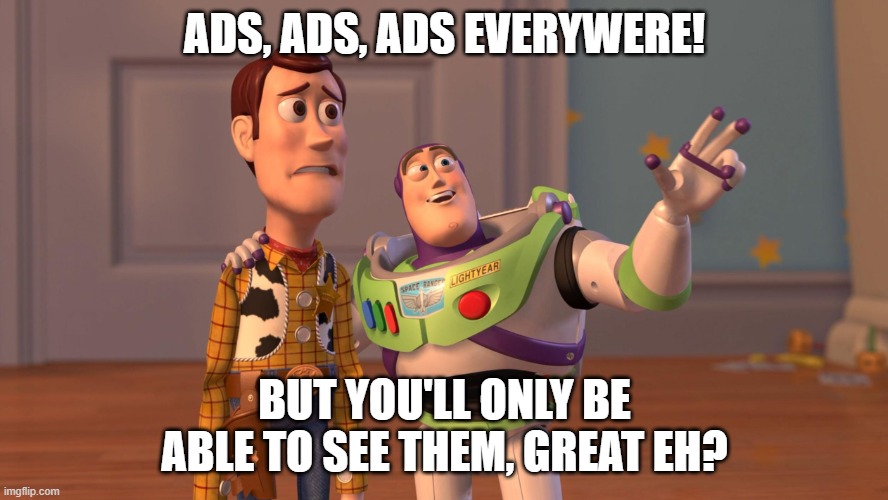 Woody and Buzz Lightyear Everywhere Widescreen - Imgflip