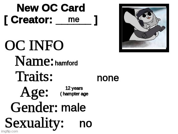 New OC Card (ID) - Imgflip