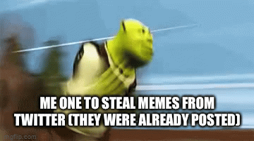 Shrek running - Imgflip