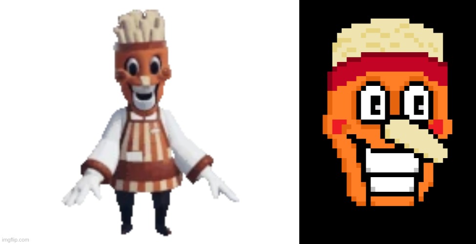 I turned this mf into a textbox sprite - Imgflip